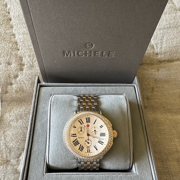 Michelle Michelle | Accessories | Michelle Michelle Two Toned Watch ...